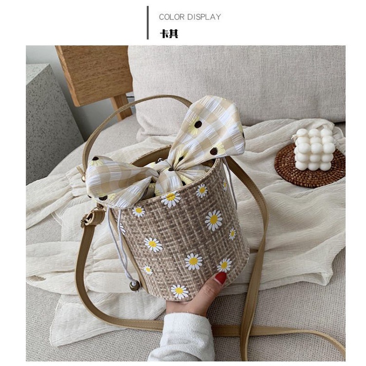 Jual tas selempang rajut bunga import bag ala korea kekinian tas ...