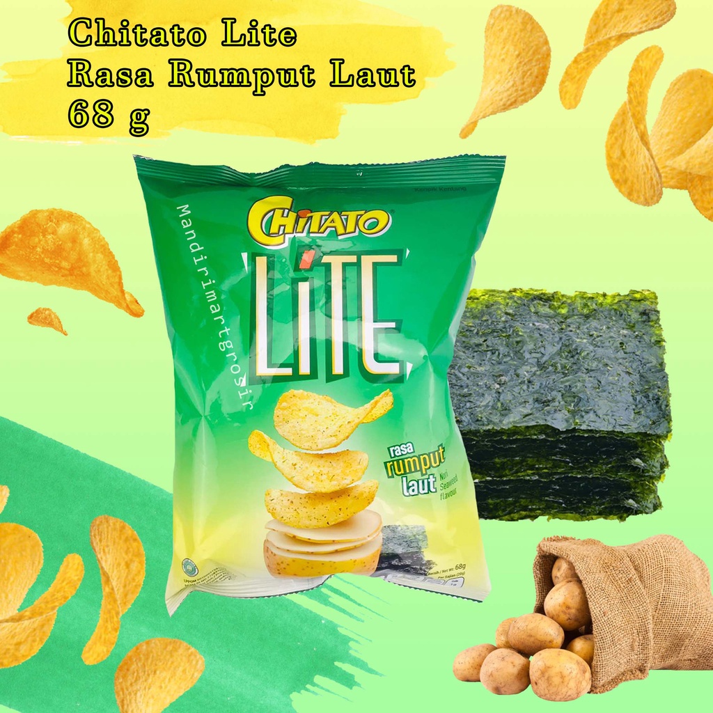 Jual Chitato lite * Snack Citato * Rasa Rumput Laut * 68 g | Shopee ...