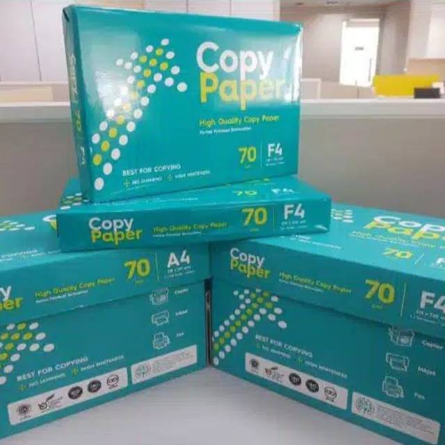 Jual Kertas HVS A4 dan F4 / folio 70gr Copy Paper 1 rim | Shopee Indonesia