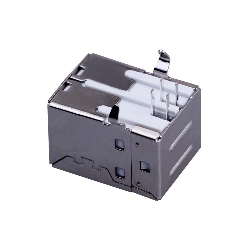 Jual USB type B L tipe tekuk soket Female Soket Printer 4p for arduino ...