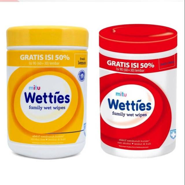 Jual Mitu Wetties Family Set Wipes Tisu Basah | Shopee Indonesia