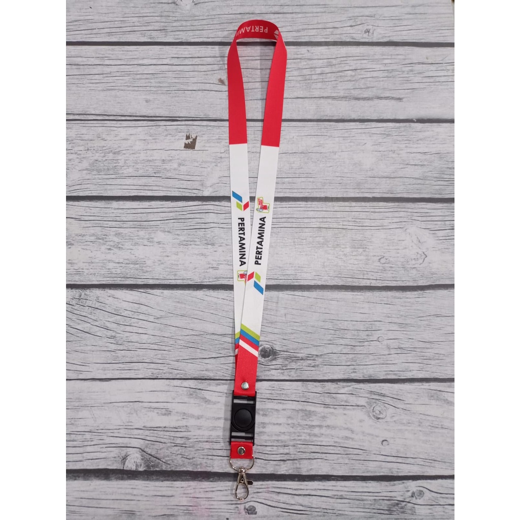 Jual Lanyard Pertamina Logo "PASTI PAS" Merah Putih / Lanyard Pertamina ...