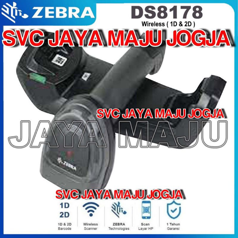 Jual ZEBRA DS 8178 SR - WIRELESS - BATTERY 2.500 mAh - 1D 2D || BARCODE ...