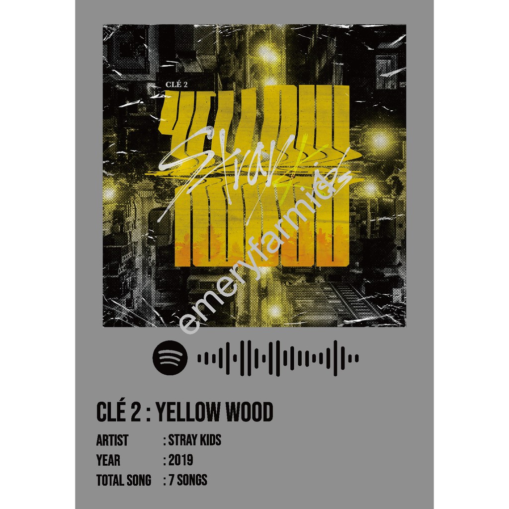 Jual Kpop Spotify Poster A5 - STRAY KIDS SKZ | Shopee Indonesia