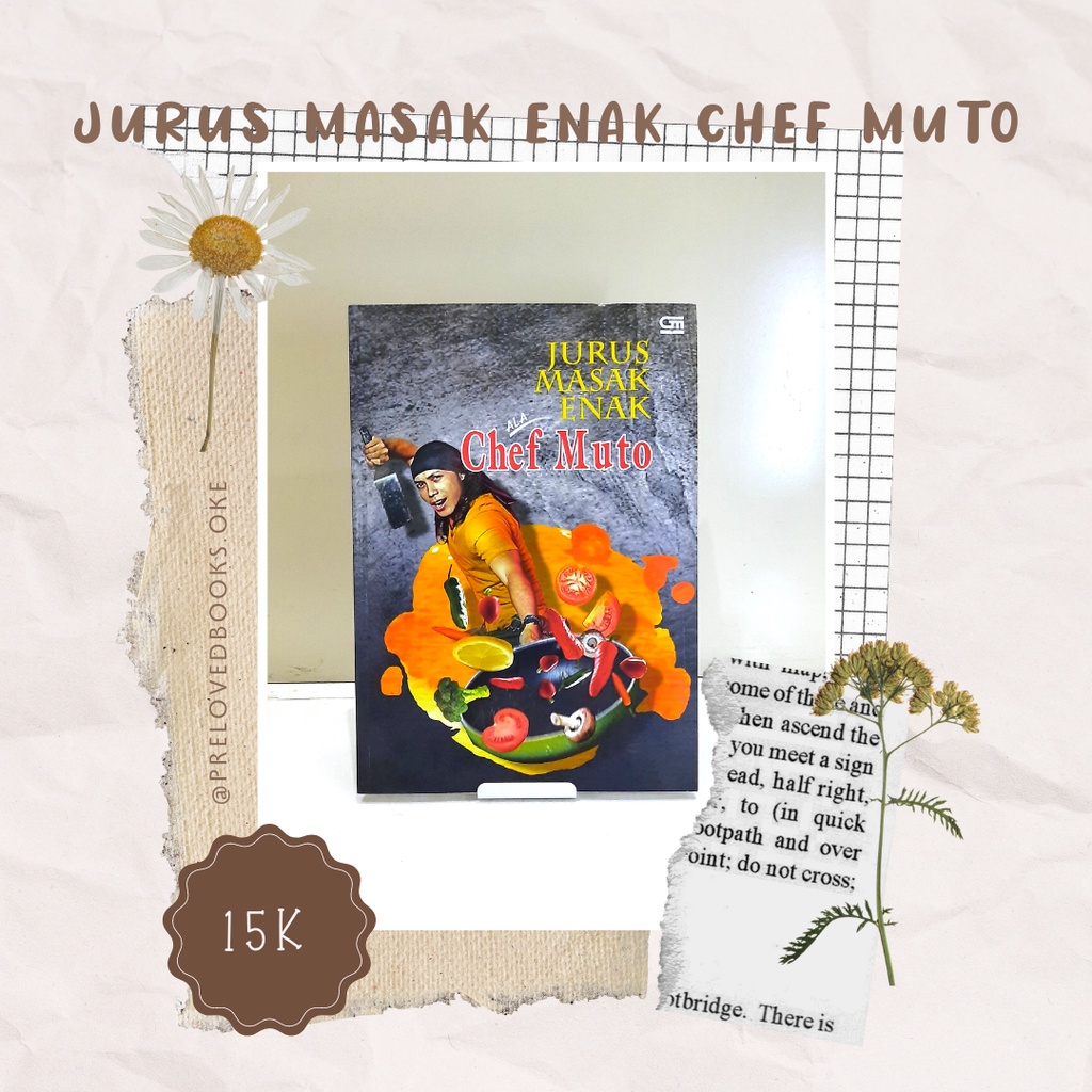 Jual Buku Resep : Jurus Masak Enak Ala Chef Muto (preloved/bekas ...