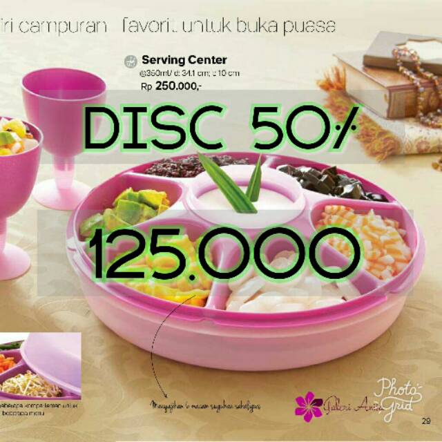 Jual Tupperware/Serving center tupperware/tempat kue | Shopee Indonesia