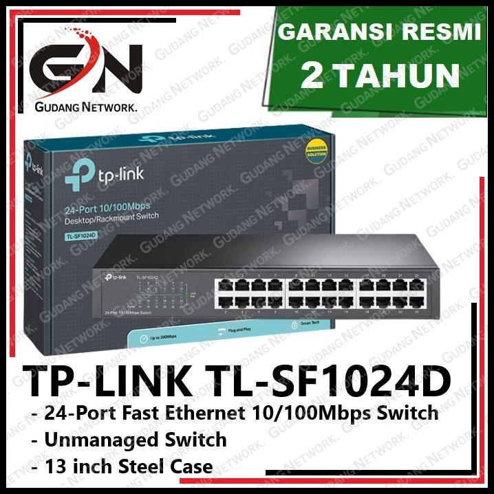 Jual Tp-Link Tl-Sf1024D 24-Port 10/100Mbps Tplink Switch Hub 24Port 24 ...