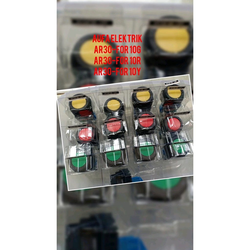 Jual AR30FOR-10G AR30FOR-10Y AR22FOR-10R Pushbutton Switch Fuji ...
