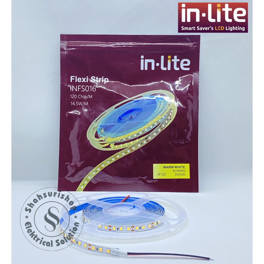 Jual INLITE FLEXI STRIP LED STRIP INFS016 120 CHIP/M 14.5W/M IP20 DC ...