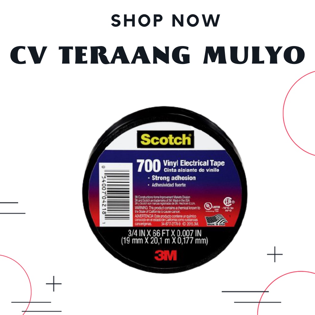 Jual Isolasi hitam isolasi listrik 3m scotch | Shopee Indonesia