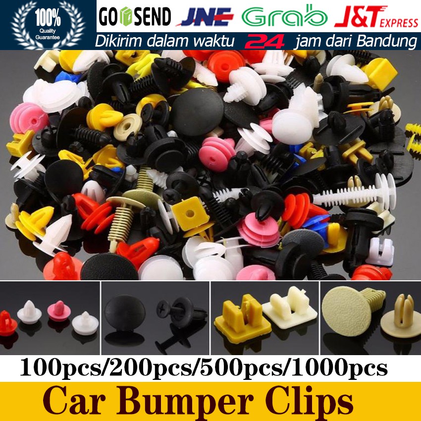 Jual 500PCS Universal Klip Clip Kancing Fastener Panel Pintu Fender ...