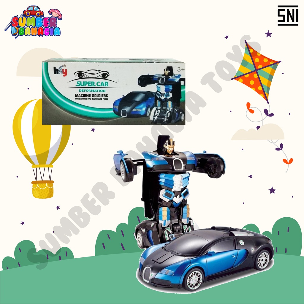 Jual Robot Mobil Mini Model Transformer | Shopee Indonesia