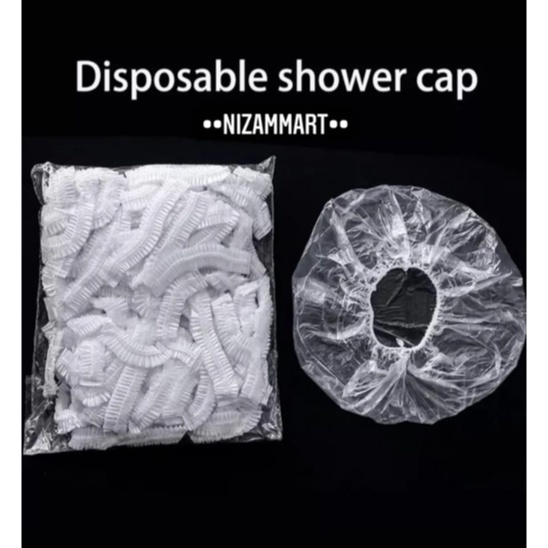 Jual SHOWER CAP BENING POLOS / PENUTUP RAMBUT / SHOWER CAP PLASTIK ...