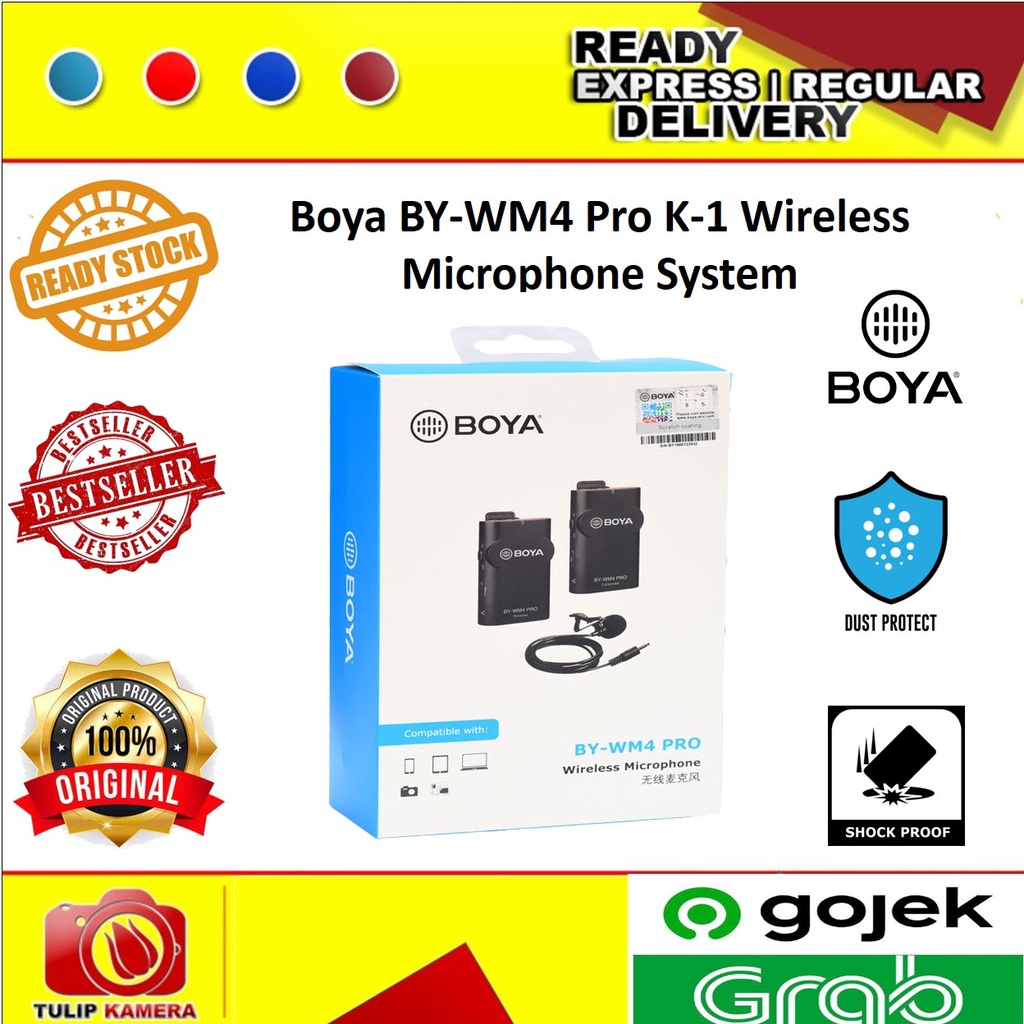 Jual Boya BY-WM4 Pro K-1 Wireless Microphone System | Shopee Indonesia