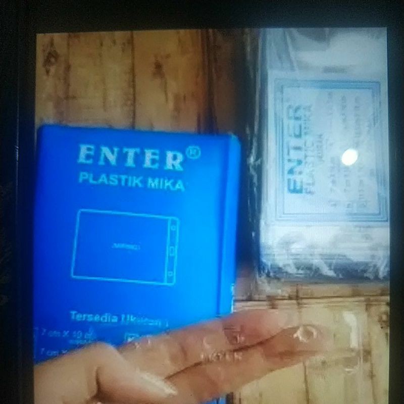 Jual PLASTIK mika name tag 10,5cm x 16cm,vertikal/ tegak berdiri isi ...