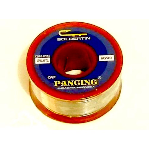 Jual timah solder cap pancing 60/40 roll kecil 0,8mm 10m flux cored wire | Shopee Indonesia