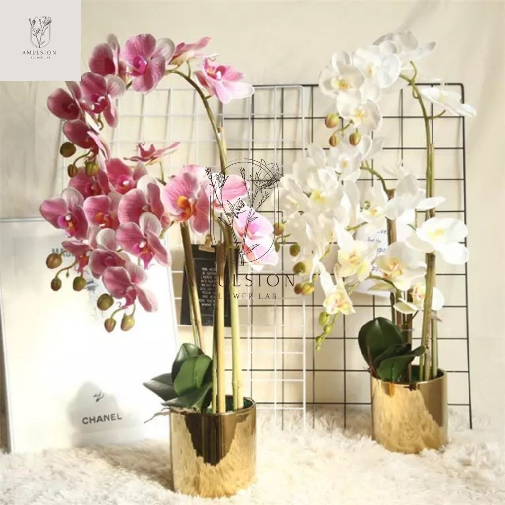 Jual Bunga Anggrek Artificial 83,5cm Import High Quality Properti Foto ...
