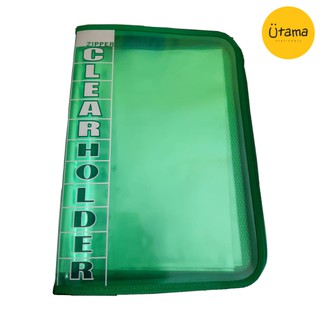 Jual CLEAR HOLDER ZIPPER TOPLA ISI 60 / MAP DOKUMEN / MAP PLASTIK ...