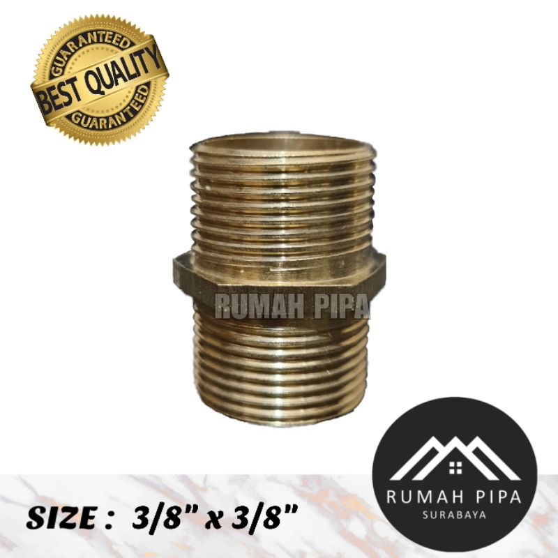 Jual Double nepel 3/8" x 3/8" - KUNINGAN | Shopee Indonesia