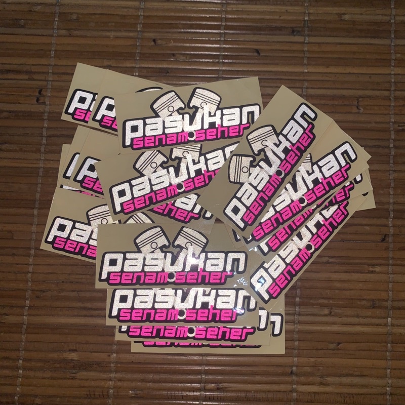 Jual STIKER PASUKAN SENAM SEHER (REFLECTIVE) | Shopee Indonesia