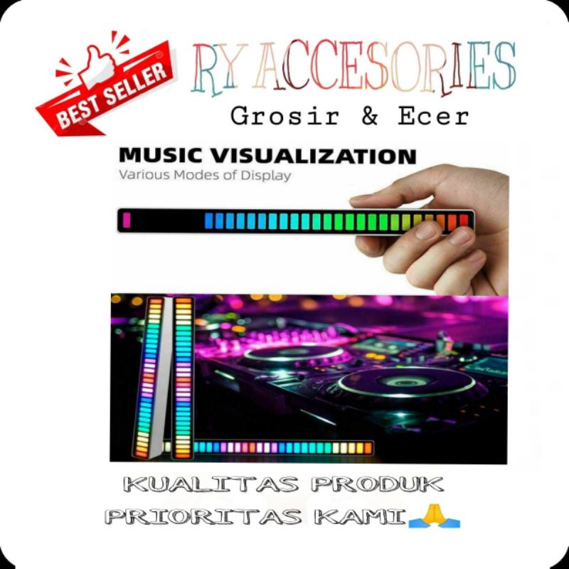 Jual RY - Indikator Lampu LED RGB Bar Strip Spectrum / Audio Indicator ...