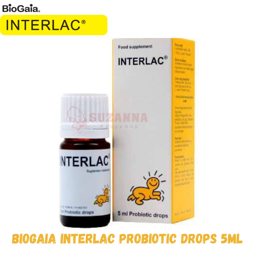 Jual BioGaia Interlac Probiotic Drops 5ml | Shopee Indonesia