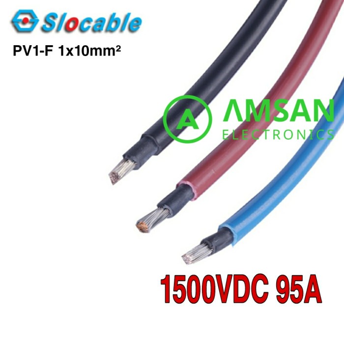 Jual PV1-F 1x 10mm Slocable PV Single Core Kabel Solar Panel Surya 1x10mm | Shopee Indonesia