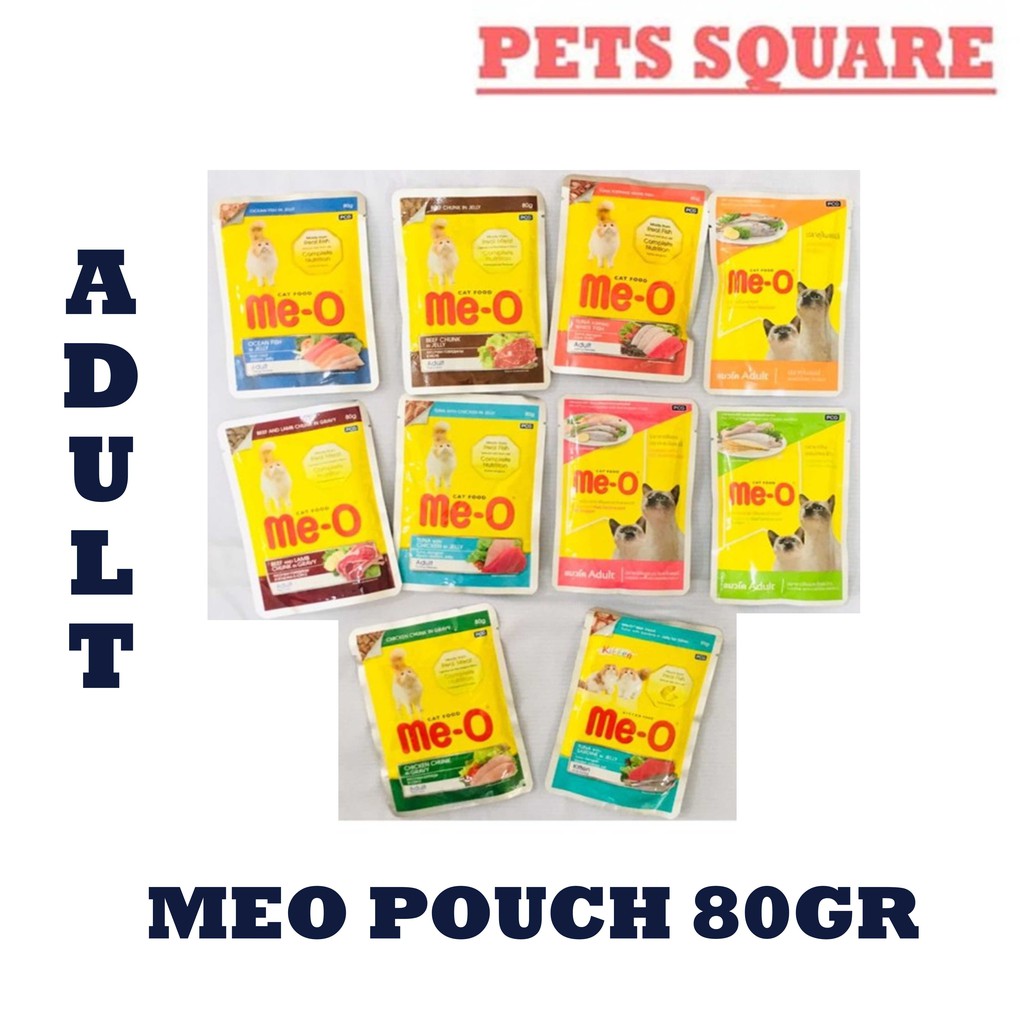 Jual MEO POUCH ADULT 80gr All Variant | Shopee Indonesia