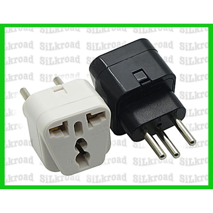 Jual colokan 3 pin Power Plug Adapter converter AU EU US UK to BRAZiL ...