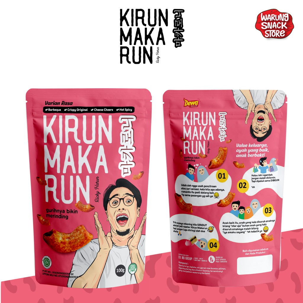 Jual (TERLARIS) Makaroni "Kirun Makarun" All varian rasa | Shopee Indonesia