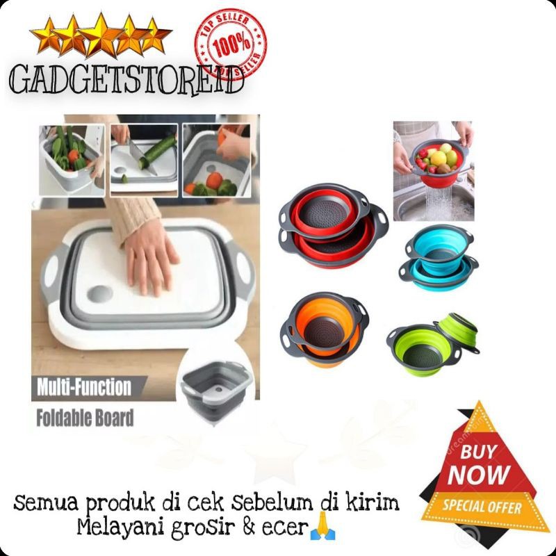 Jual GG - baskom Talenan Lipat Multifungsi 3 In 1 / Baskom Lipat ...