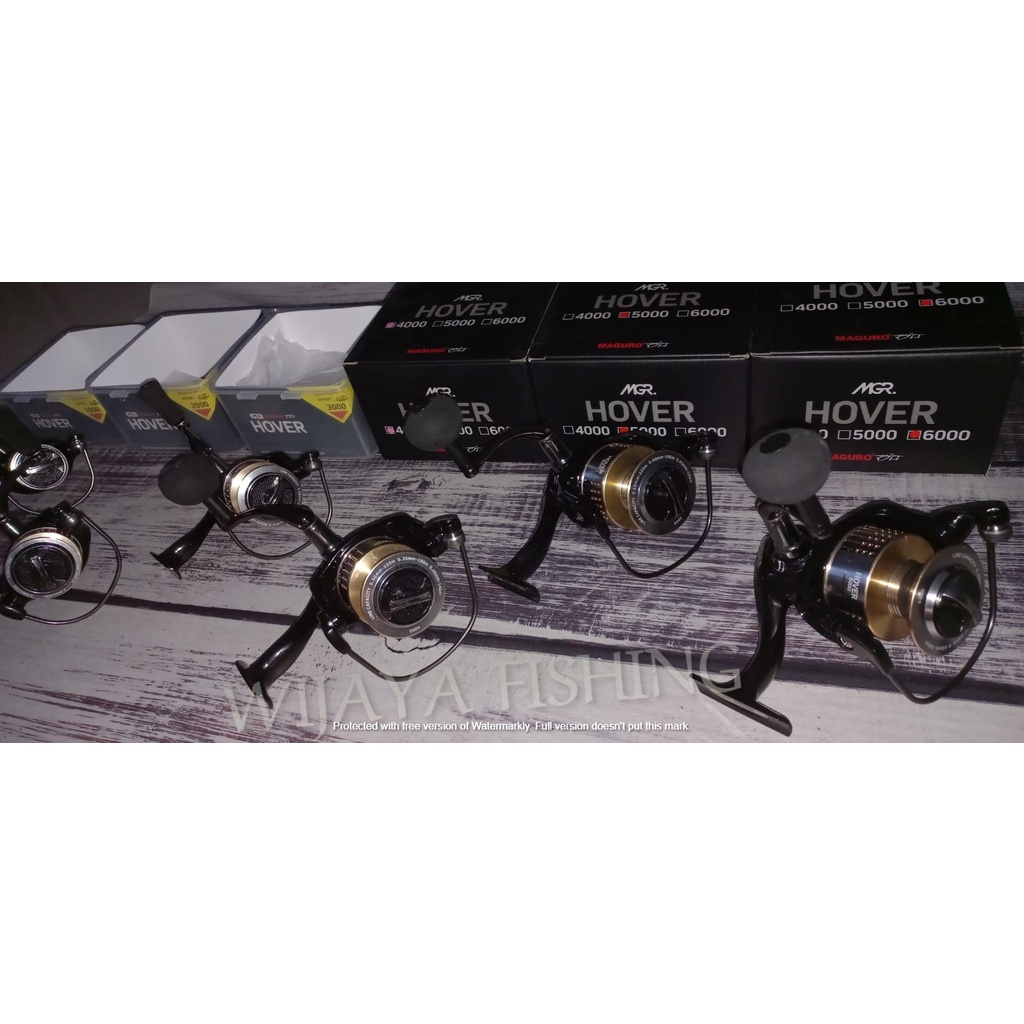 Jual MAGURO REEL HOVER SPINING POWER HANDLE PILIH UKURAN 1000 SD 6000 SALT WATER | Shopee Indonesia
