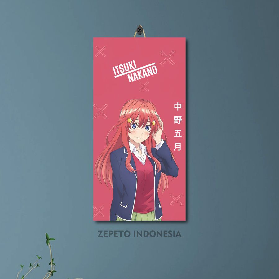 Jual POSTER DINDING ANIME ITSUKI NAKANO AESTHETIC GOTOUBUN 15X30 HTHAX ...