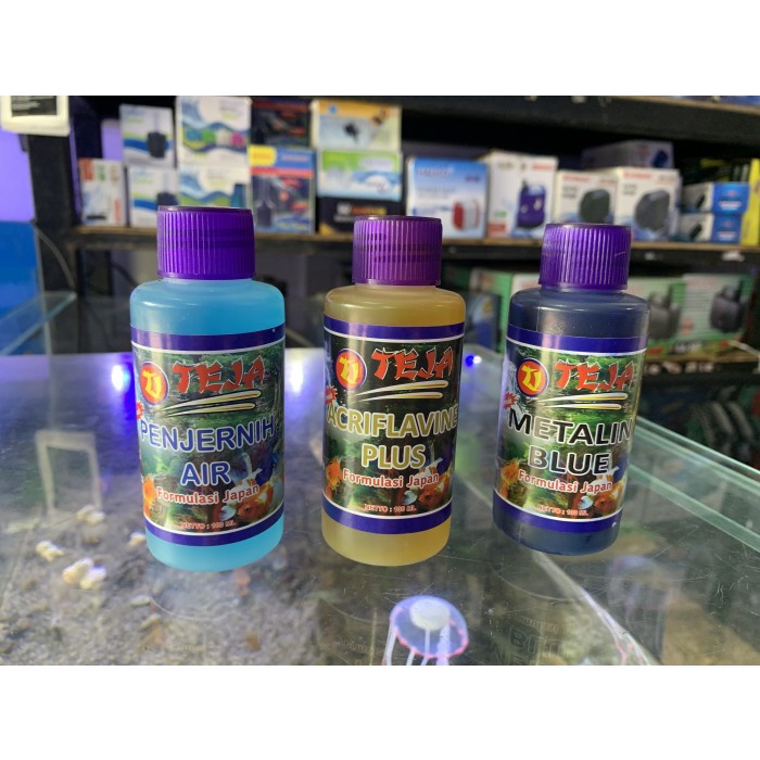 Jual penjernih air aquarium/acriflavine/metalin blue/100ml - Penjernih ...