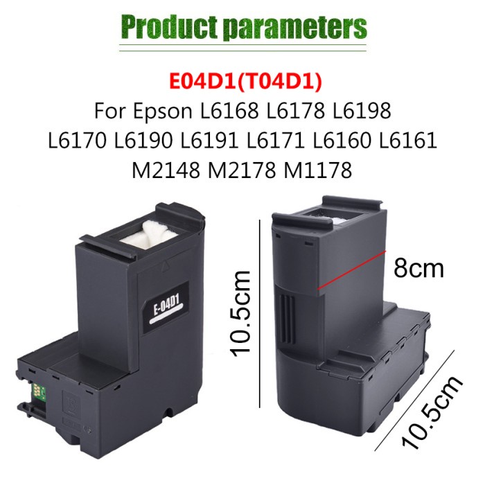 Jual maintenance box epson t04d1 waste ink pad l6160 l6170 l6190 ...