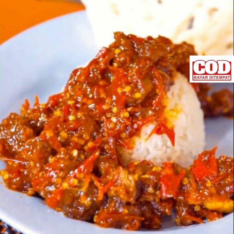 Jual Oseng Mercon Bu Gun / Oseng Daging Pedas / Oseng daging koyor ...