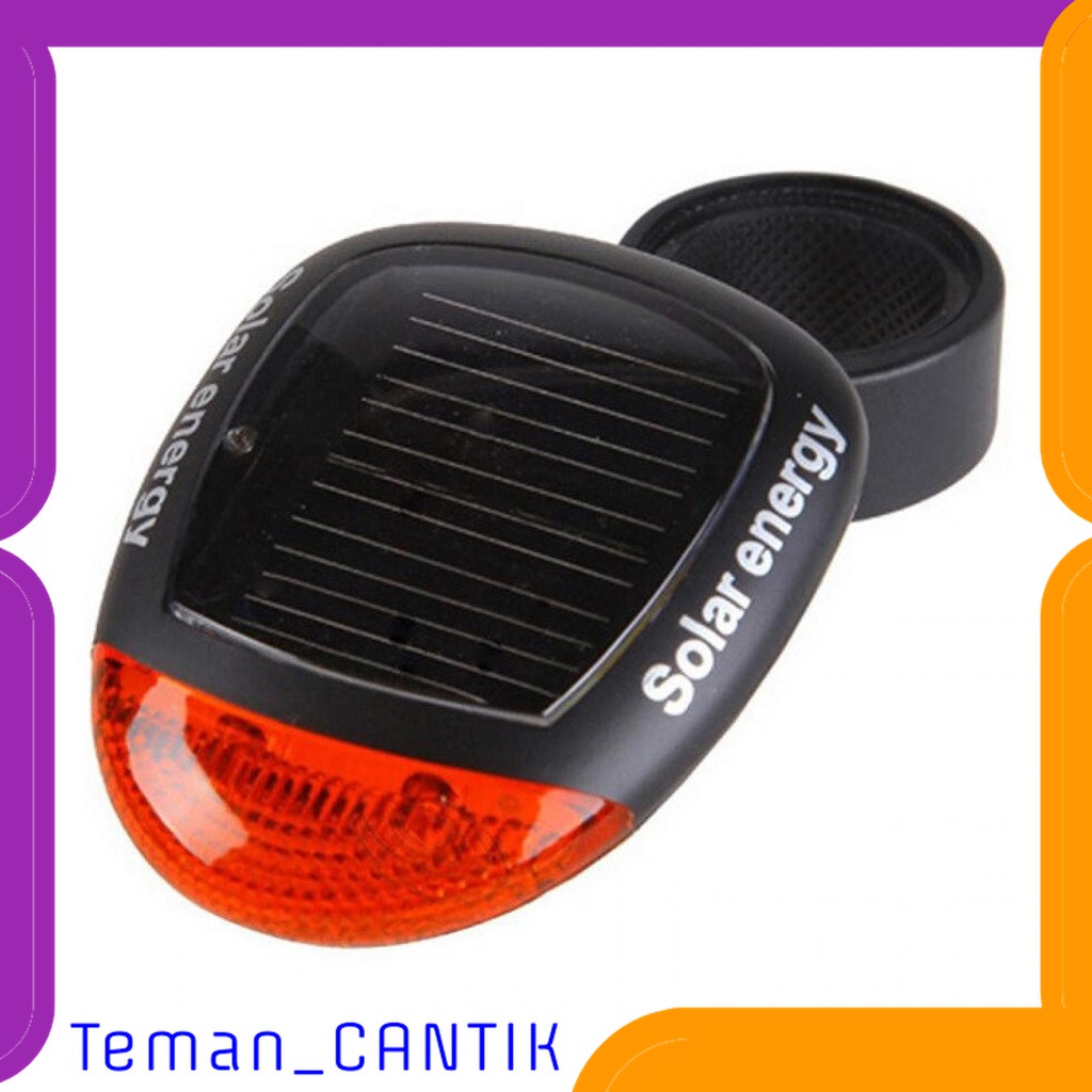 Jual TC-IB330 SOLAR BICYLE TAILLIGHT WARNING LIGHT / LAMPU RAMBU SEPEDA ...
