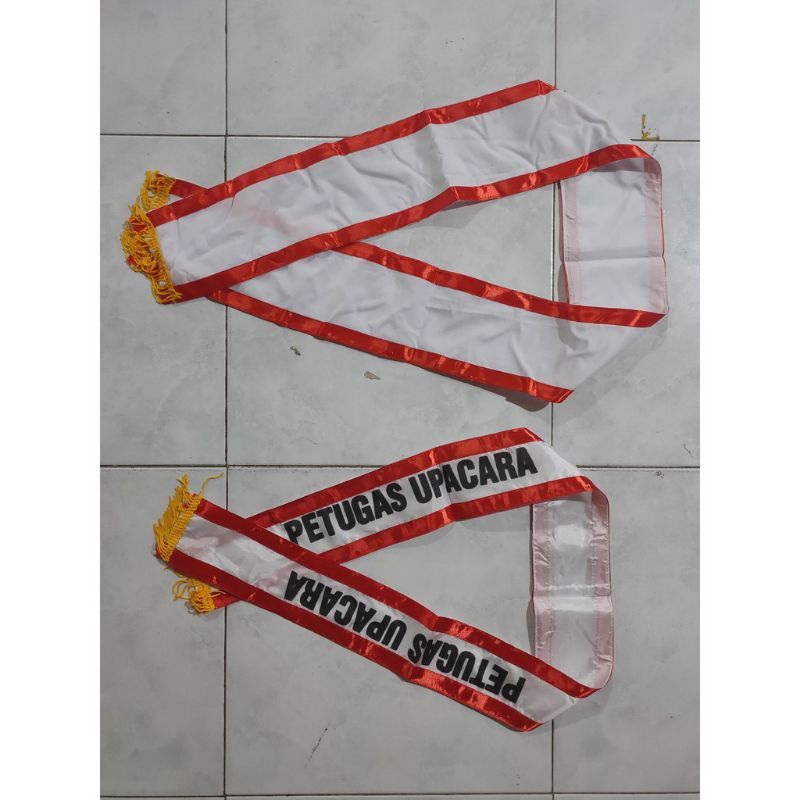 Jual SELEMPANG UPACARA / SELENDANG / SELENDANG UPACARA SEKOLAH / KANTOR ...