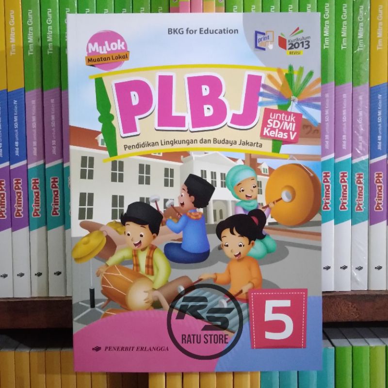 Jual Buku Mulok Plbj Erlangga SD Kelas 1 2 3 4 5 6 Kurikulum 2013 Revisi Original | Shopee Indonesia
