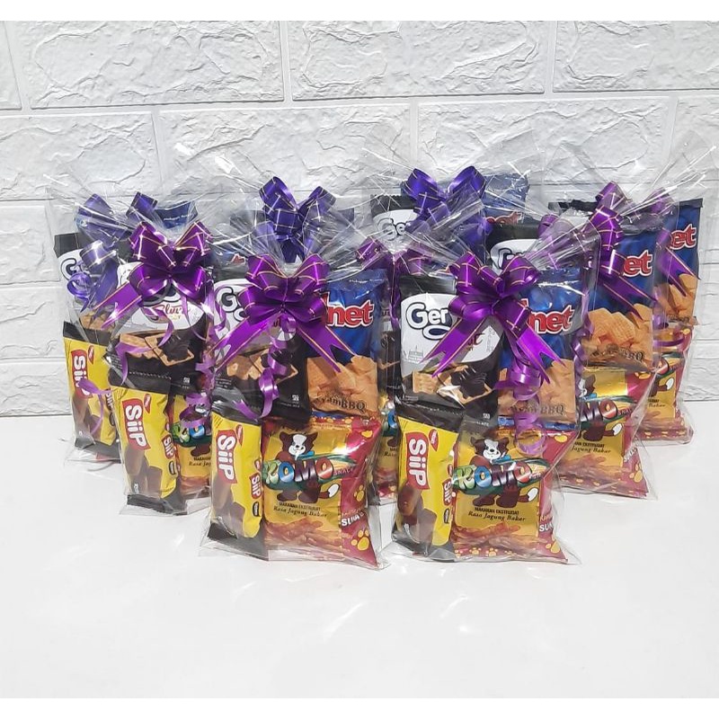 Jual paket snack souvenir ulang tahun murah | Shopee Indonesia