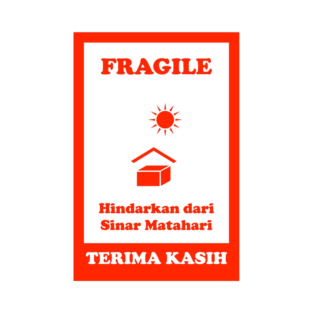 Jual Stiker/Sticker FRAGILE (4x6 cm) cuttingsticker - stickercustom ...
