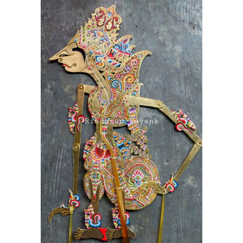 Jual Wayang Kulit Prabu Dwarawati /Prabu Narasinga/Kresna Sampir Prada ...