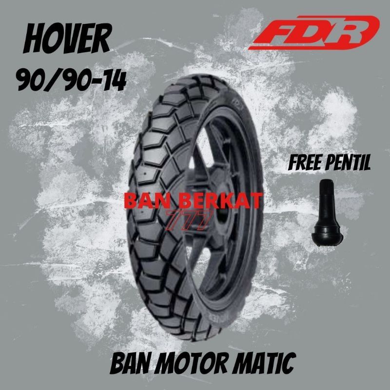 Jual Ban Motor Matic / FDR Hover Ultimate 90/90 Ring14 Tubeless Free ...