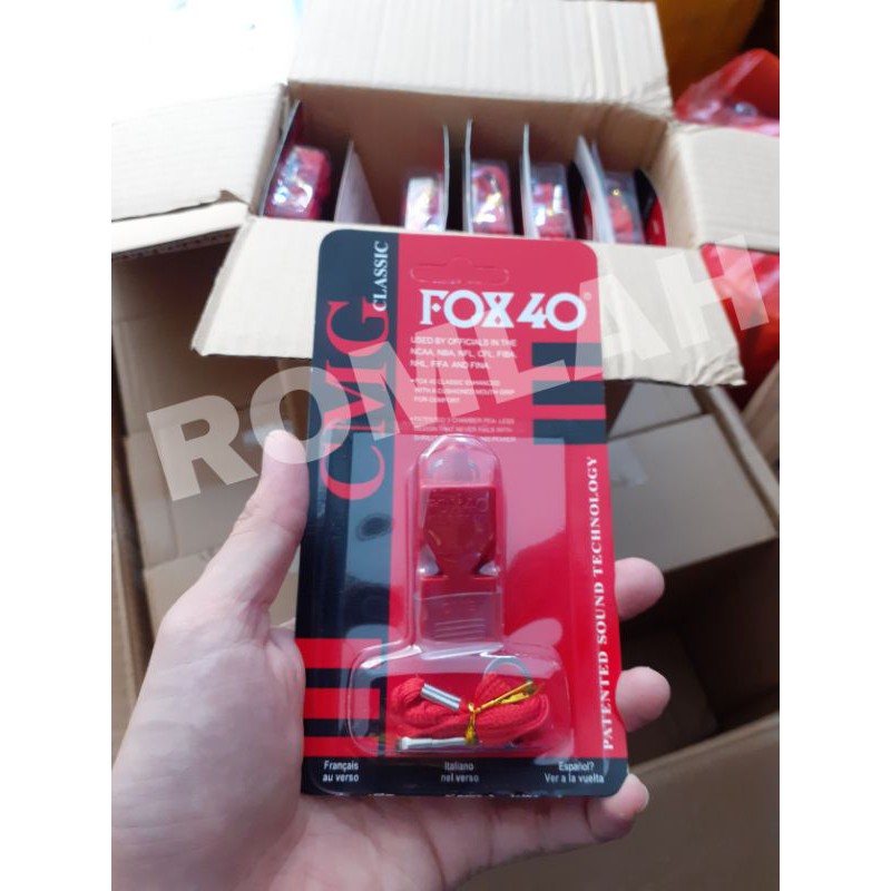 Jual Peluit FOX40 Classic Whistle Peluit Fox 40 Pluit Wasit Parkir ...