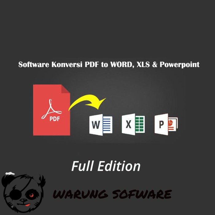 Jual SOFTWARE APLIKASI SAP342 KONVERSI PDF KE WORD- EXCEL- POWERPOINT | Shopee Indonesia