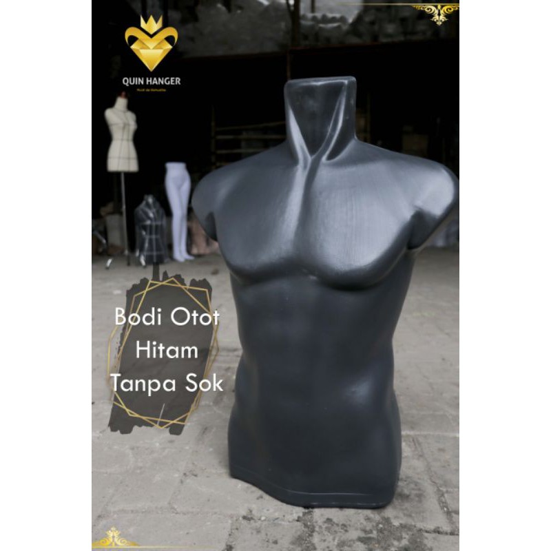 Jual Manekin Pria Body Otot Hitam Tanpa Sok | Shopee Indonesia