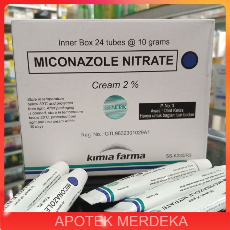 Jual Miconazole Cream 10gr / Myconazole Cream 10 Gram Salep Jamur ...