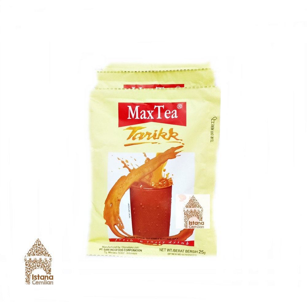 Jual Max Tea Tarikk (isi 5 sachet). MaxTea Teh Tarik | Shopee Indonesia