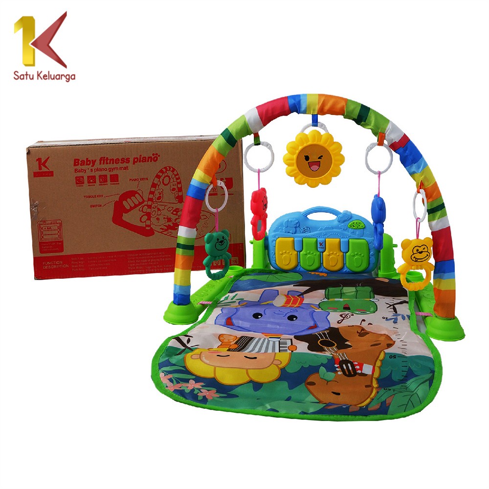 Jual Satu Keluarga Baby Playgym M178 Mainan Playmat Piano Musical ...