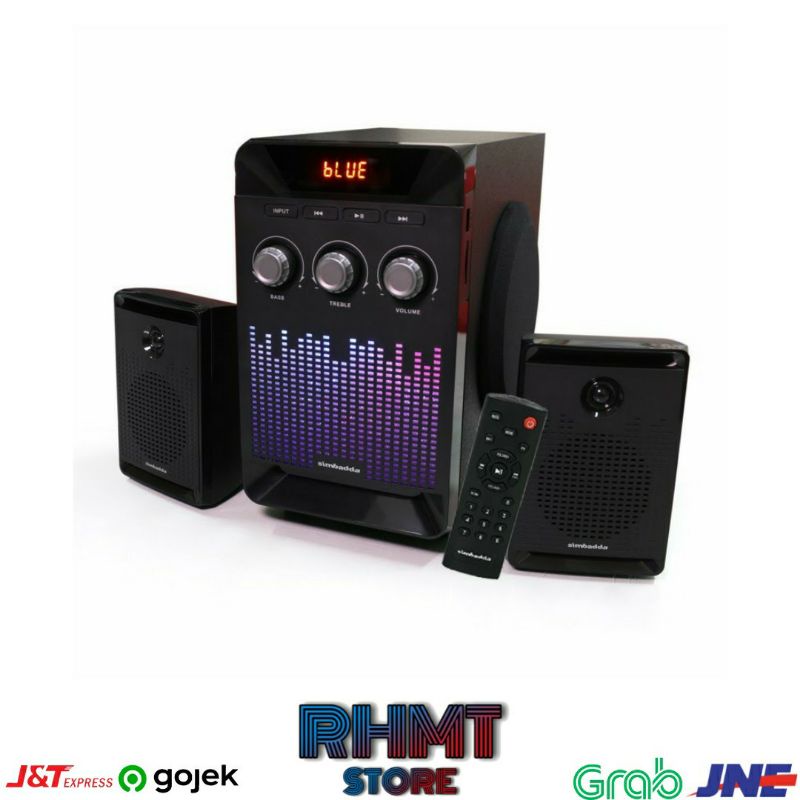 Jual Speaker Simbadda CST 6000N+ For Handphone Laptop PC Bass Power RGB ...